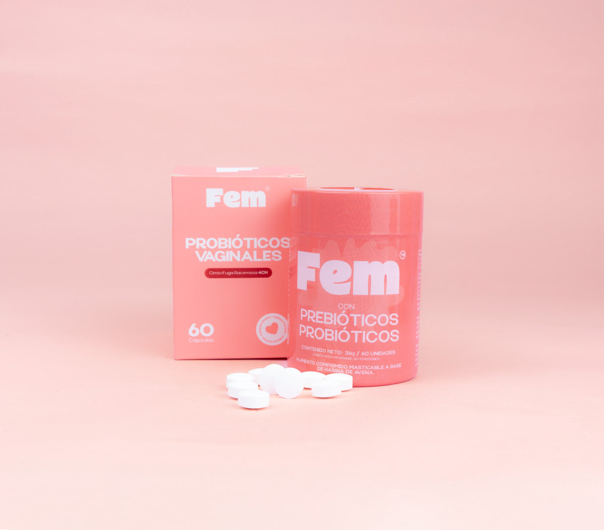 Probiótico vaginal x 60 UND – Fem Probiotics
