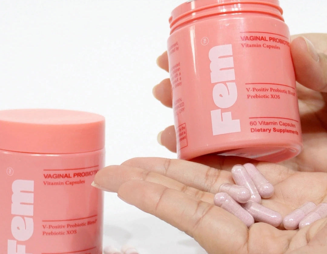 Probiótico vaginal x60 cápsulas consumibles – Fem Probiotics